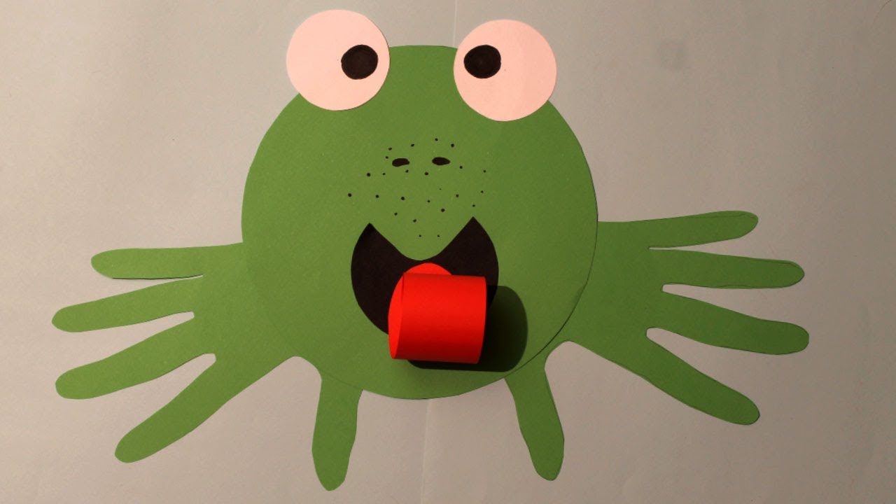 Cómo Hacer una Rana de Papel Fácil - YouTube
