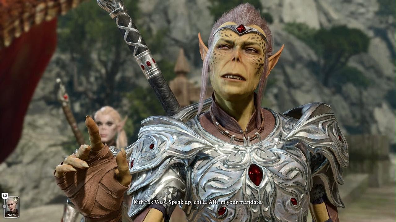 [BG3 Baldur's Gate 3] Mountain Pass: Telling Kith'rak Voss the Truth ...
