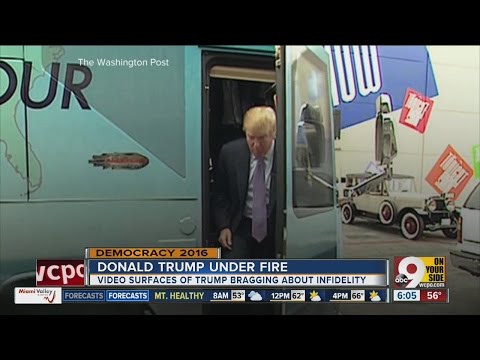 Hot mic catches Donald Trump making lewd comments about women in 2005