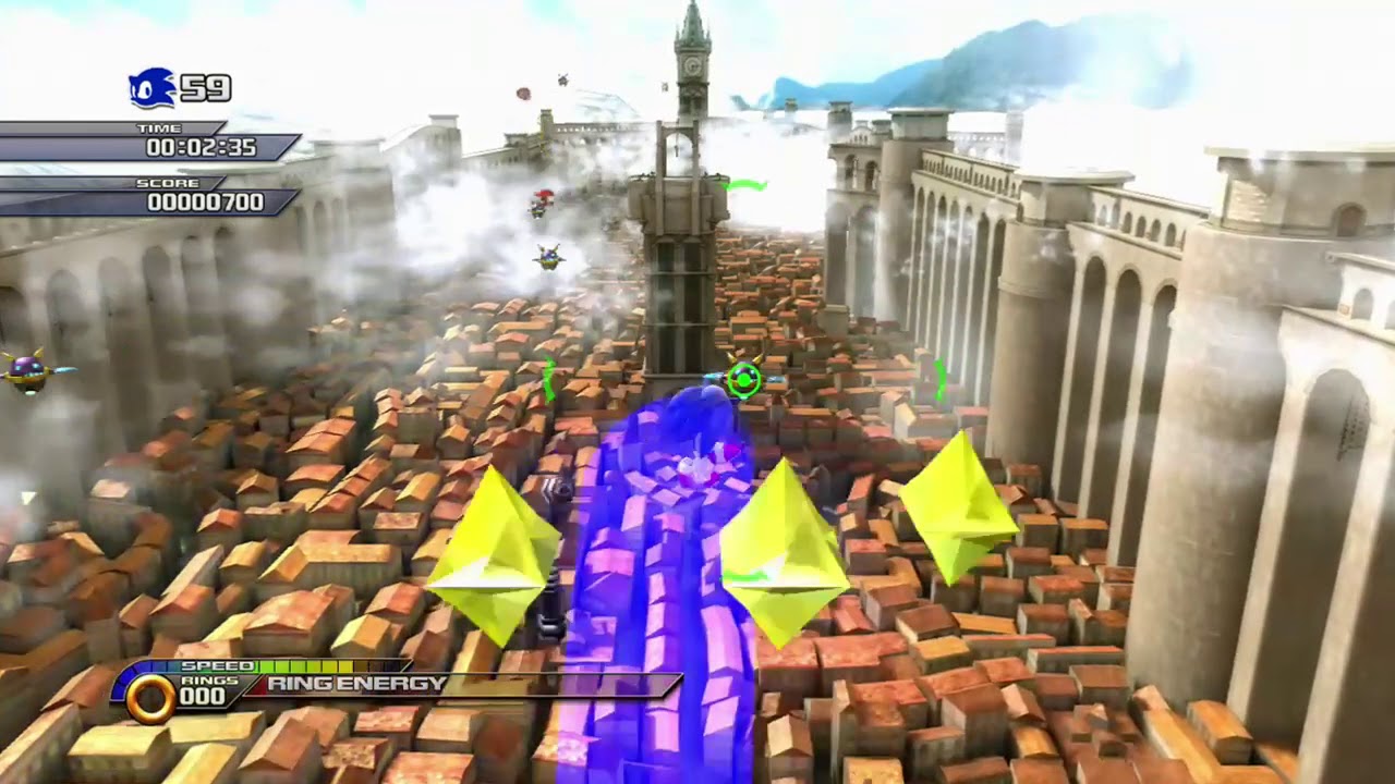 Sonic Unleashed Rooftop Run DLC - YouTube