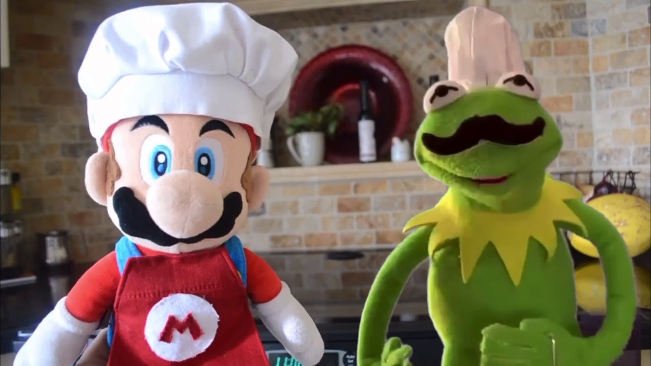 Cooking with chef Mario and Kermitthepuppet - YouTube