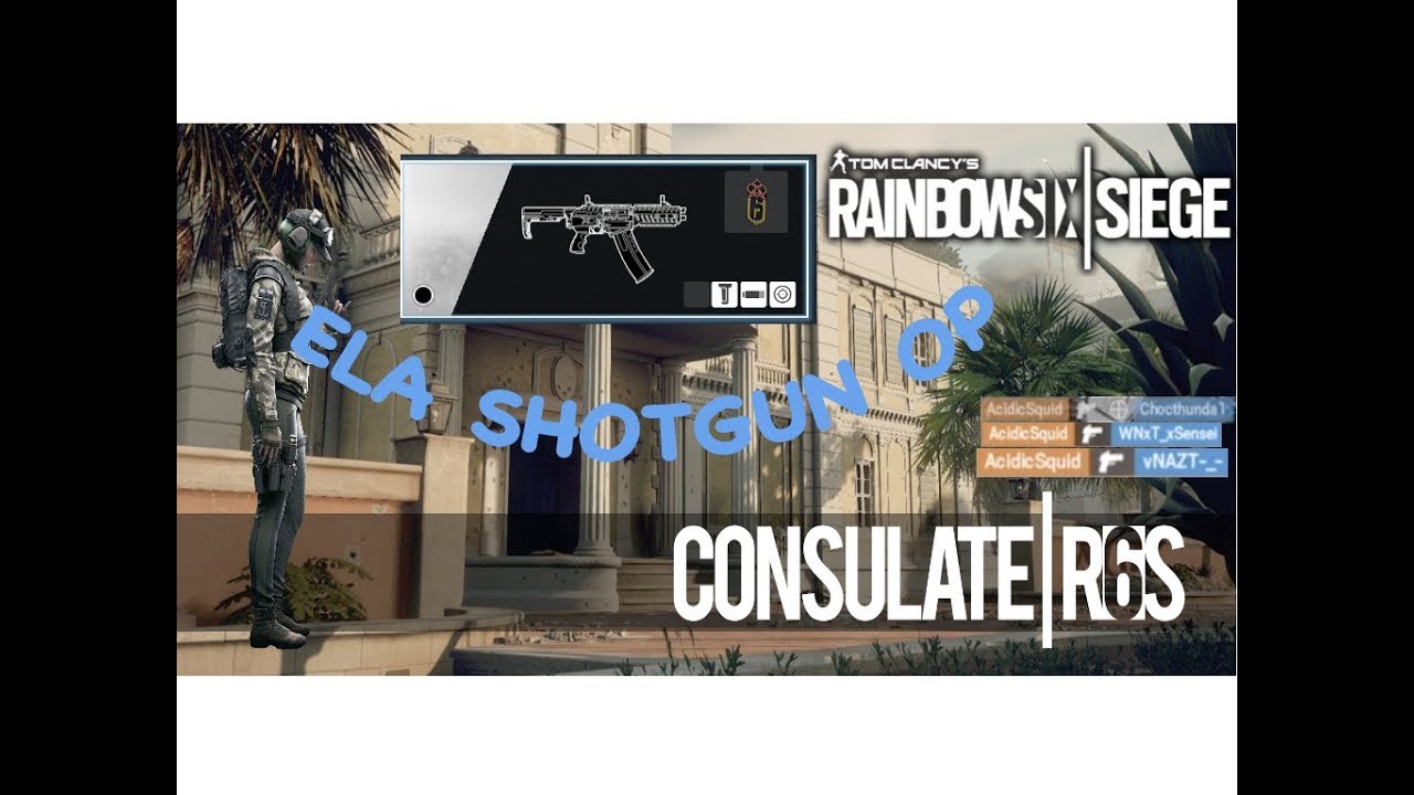 Rainbow Six Siege | Consulate Ela Gameplay - YouTube
