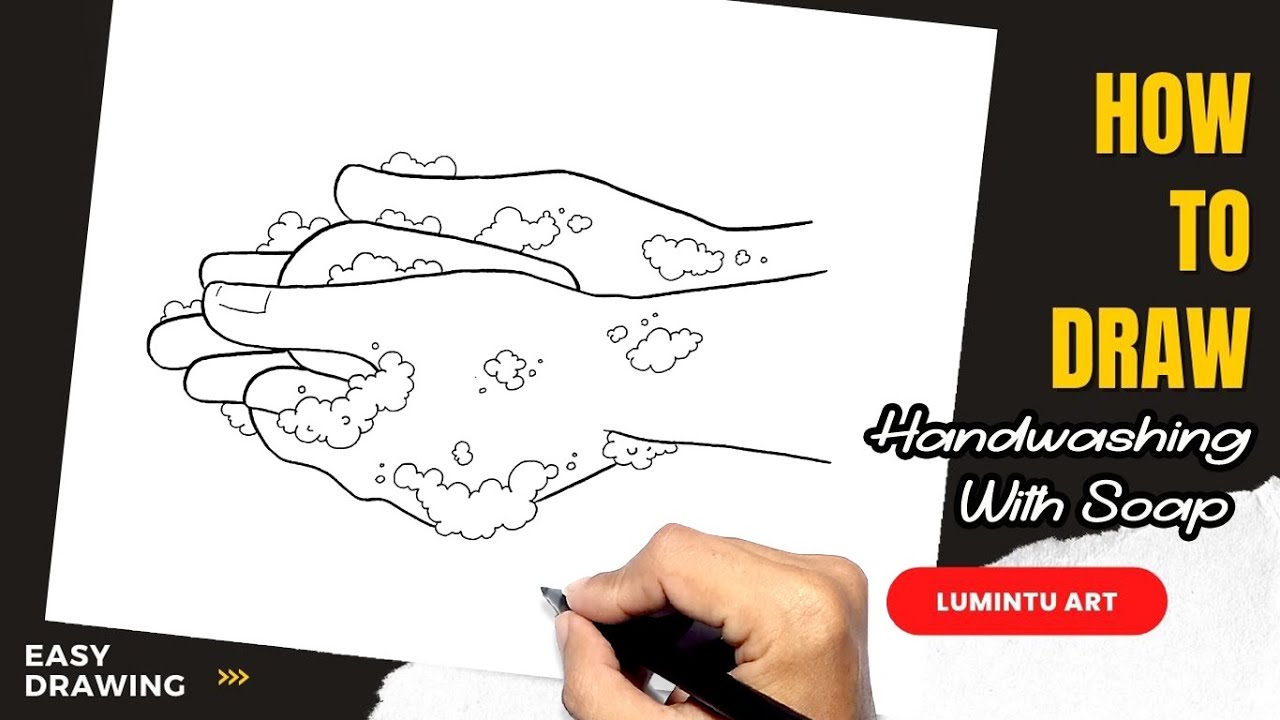 How to draw Handwashing With Soap - YouTube