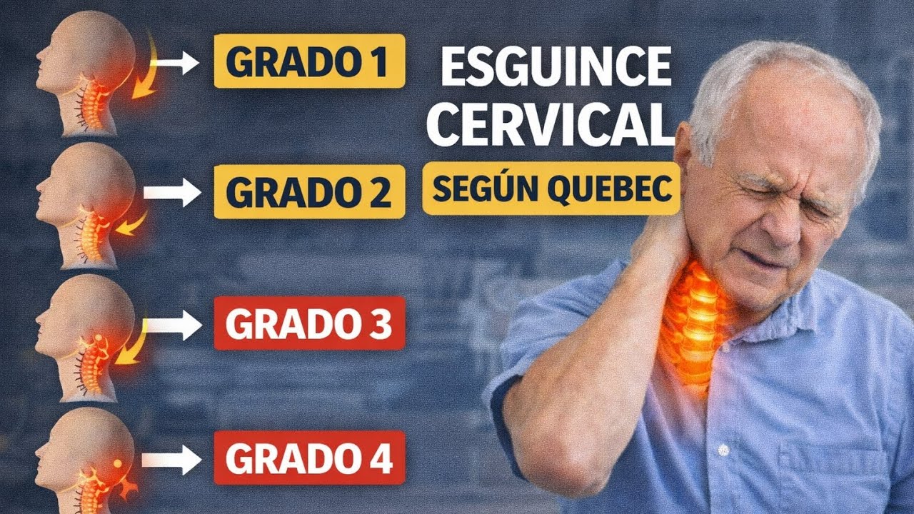 ¿Cómo se clasifican los grados del esguince cervical según Quebec ...