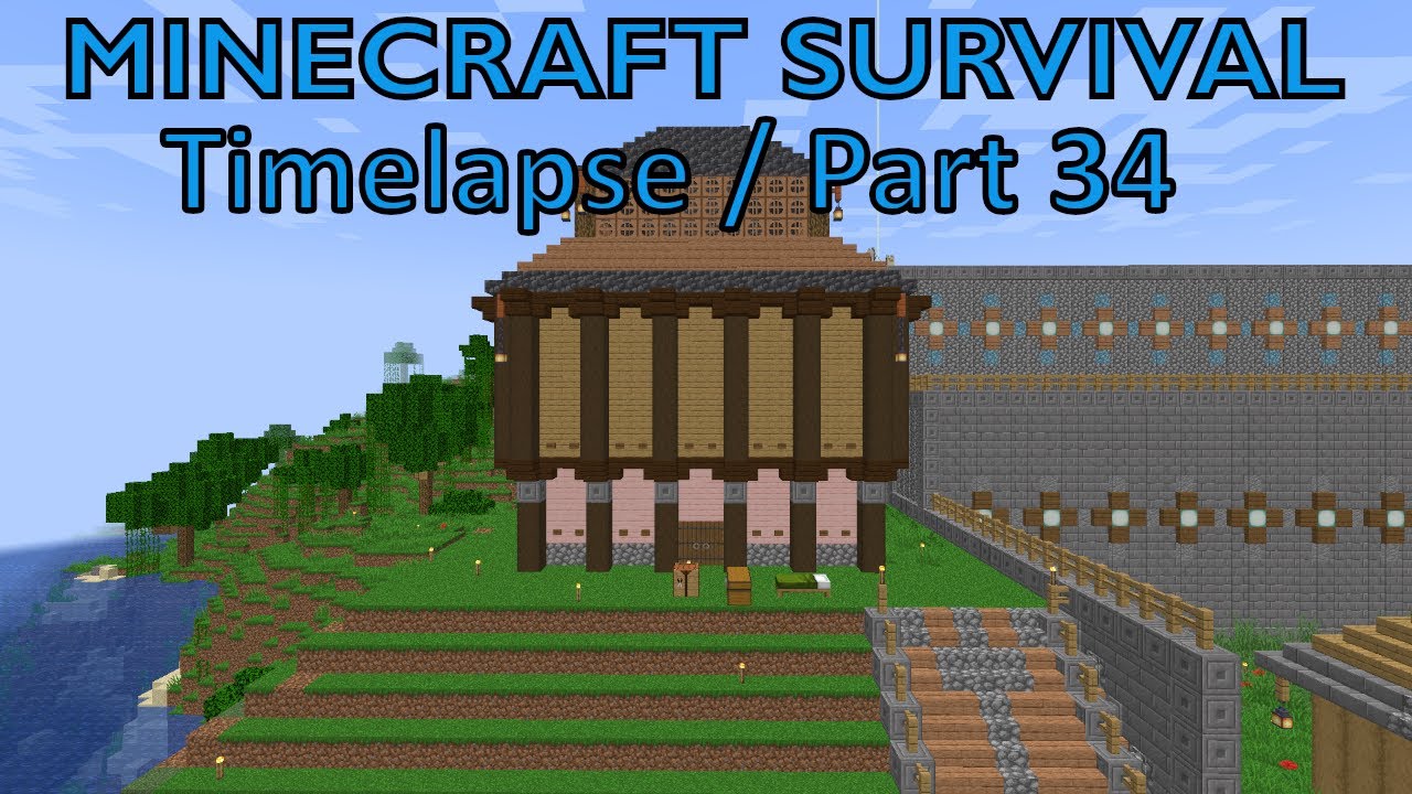 Minecraft 1.20 Survival Timelapse - The Vine Farm Part 34 - YouTube