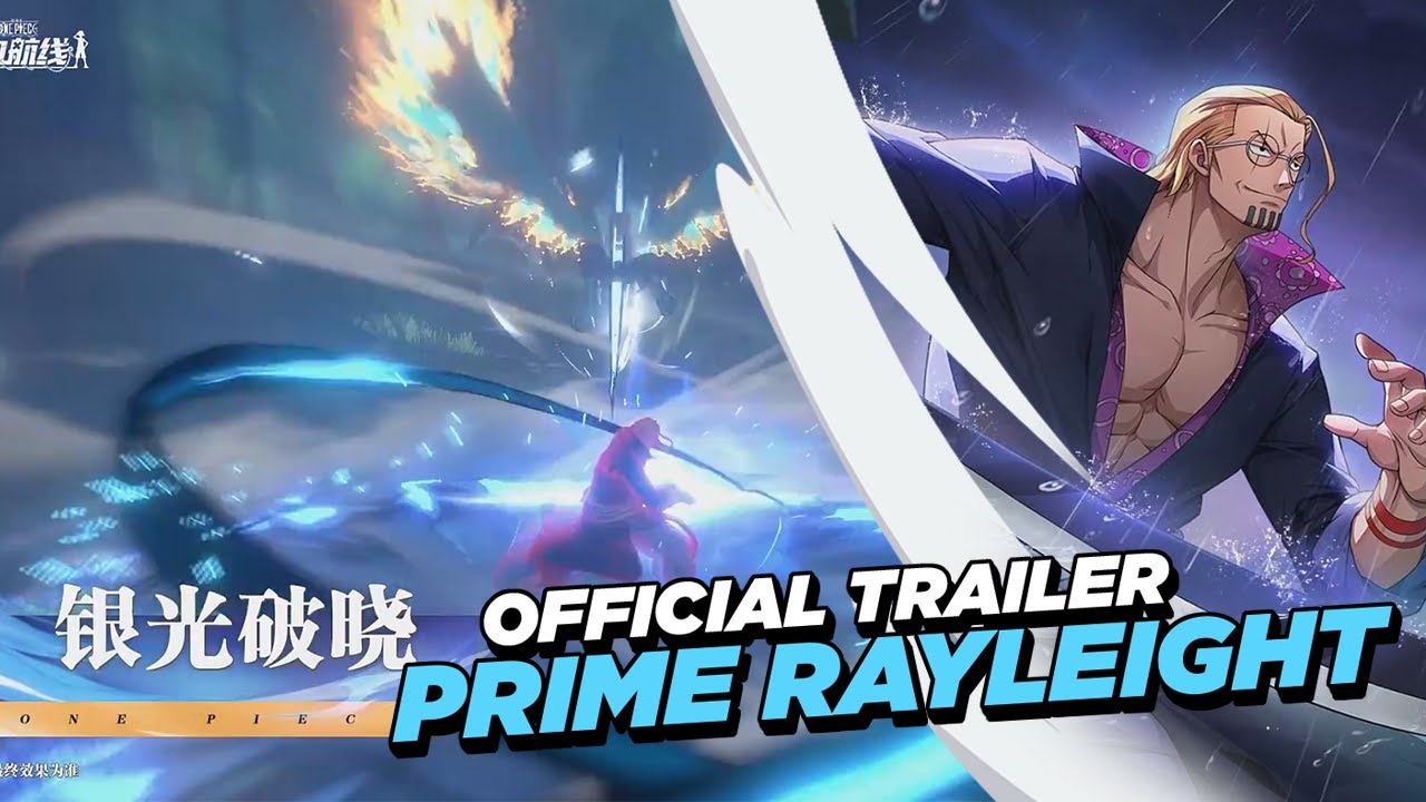 NEW OFFICIAL TRAILER !! PRIME RAYLEIGH SS+ SPECIAL BANNER • One Piece ...
