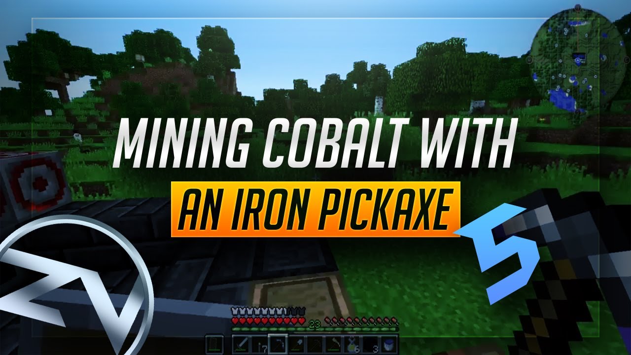 Mining Cobalt With an Iron Pickaxe | Minecraft FTB Direwolf 20 - Ep5 ...