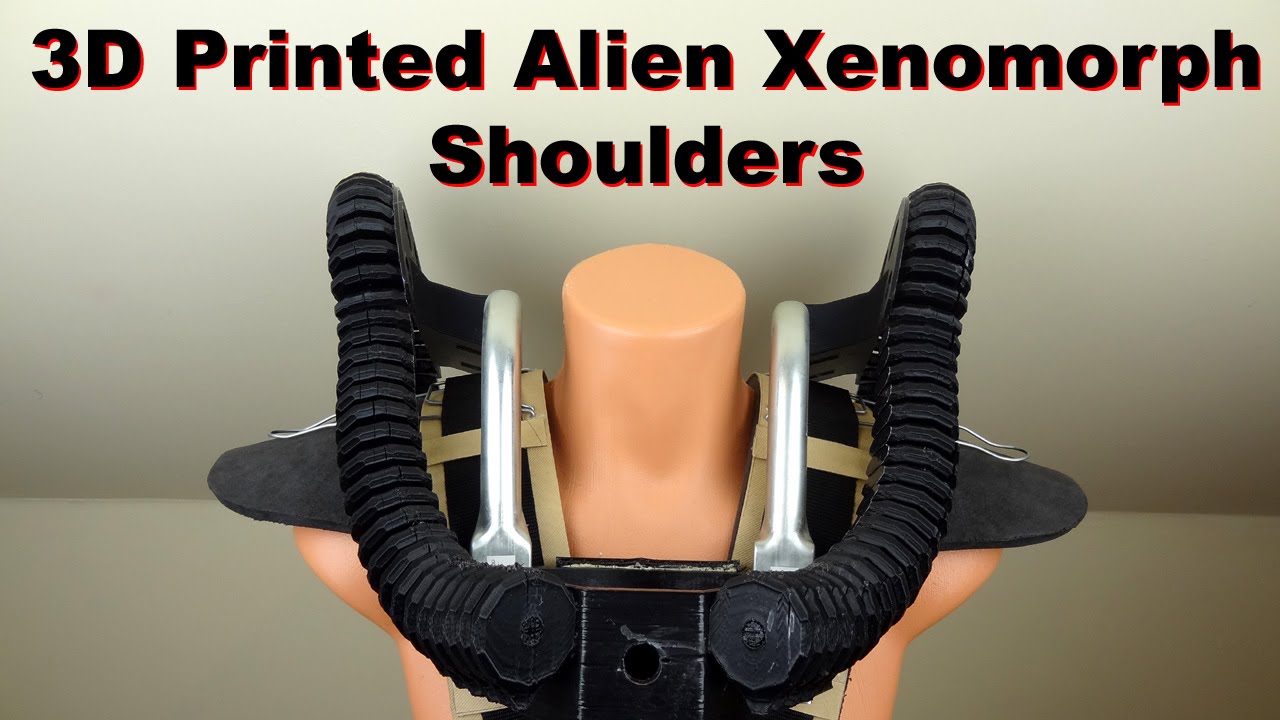 Alien Xenomorph Cosplay #9 | Shoulder Tubes & Mountings | James Bruton ...