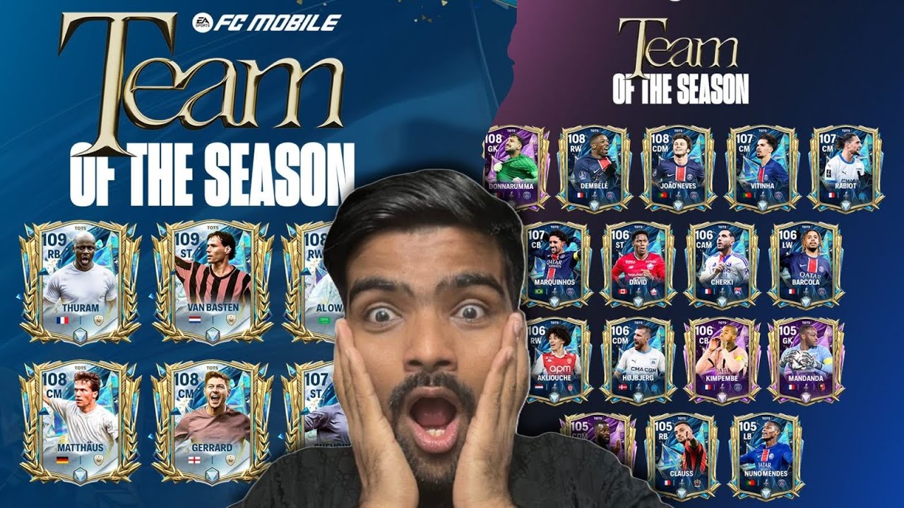 🔴LIVE FC Mobile | Team of the Season Event is HERE | TOTS -Team review ...
