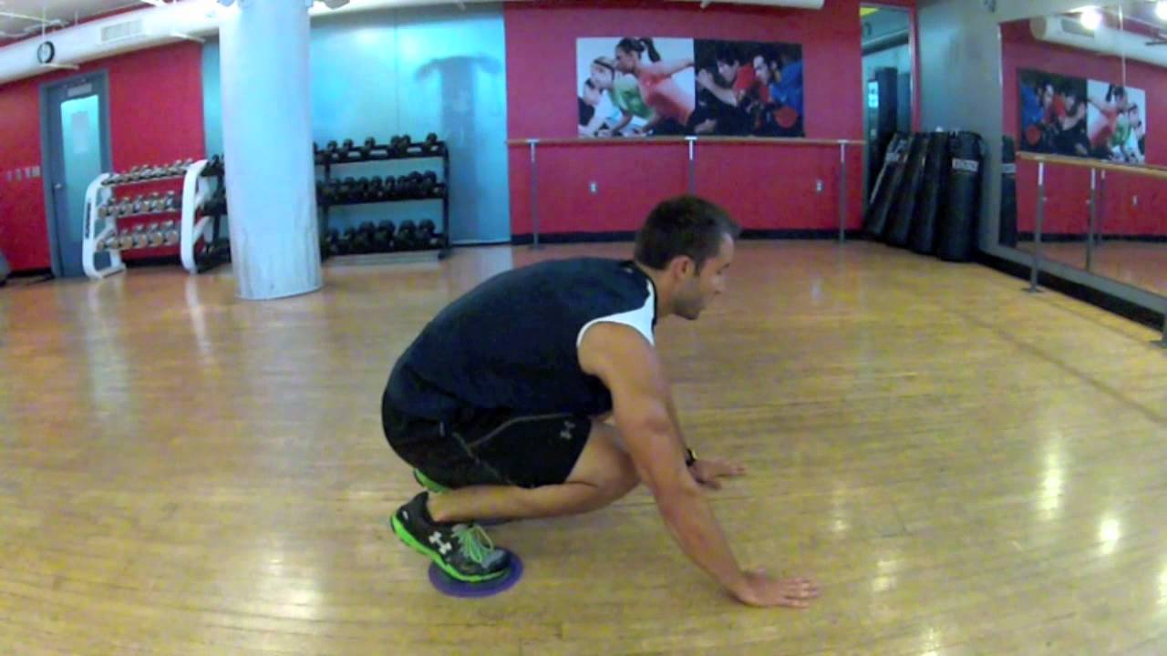 Sliding Split Plank - YouTube