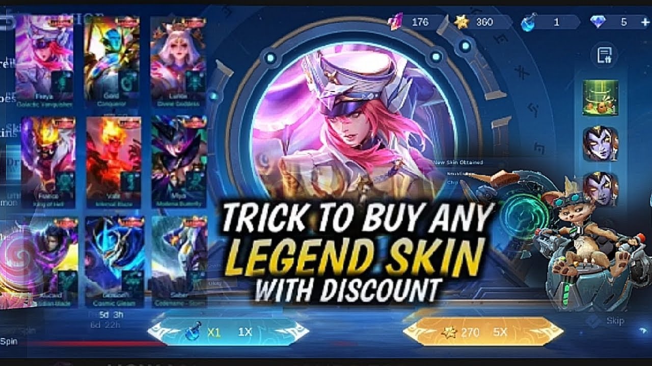 HOW TO GET LEGEND SKIN IN CHEAPEST WAY / MLBB HOW TO GET LEGEND SKIN IN ...