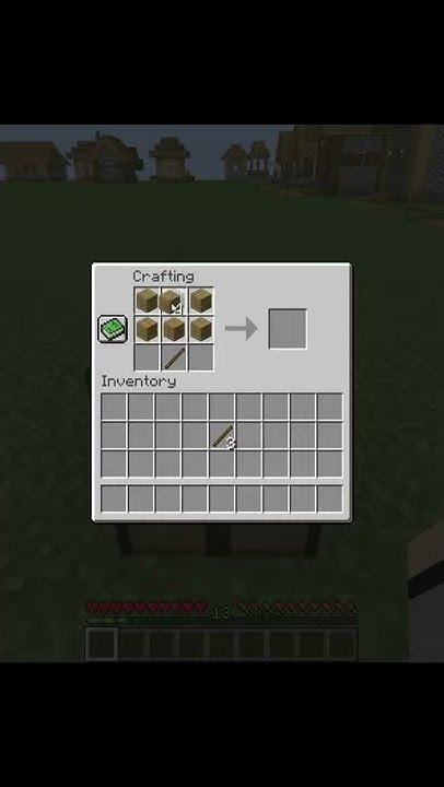 How to Craft a Sign (Minecraft) #Shorts - YouTube