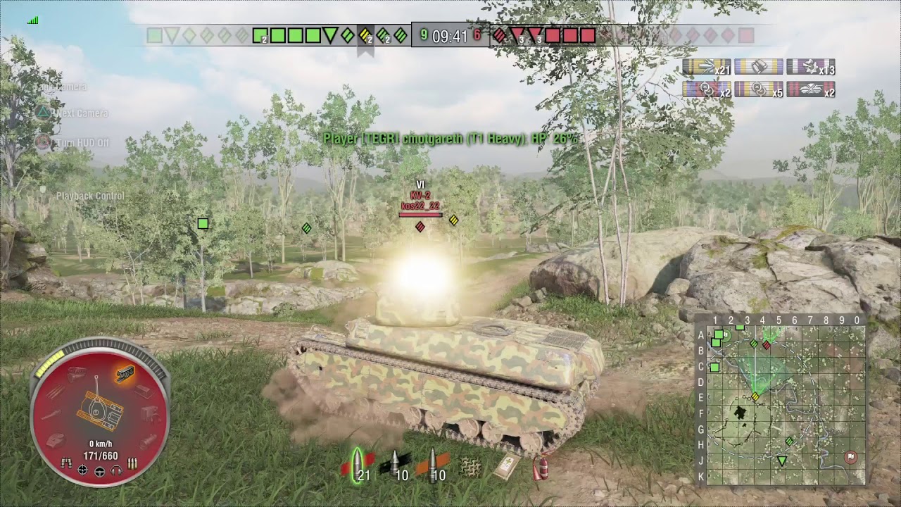 World of Tanks Console T5 T1 Heavy Mastery 3.3K Damage Platoon Game ...