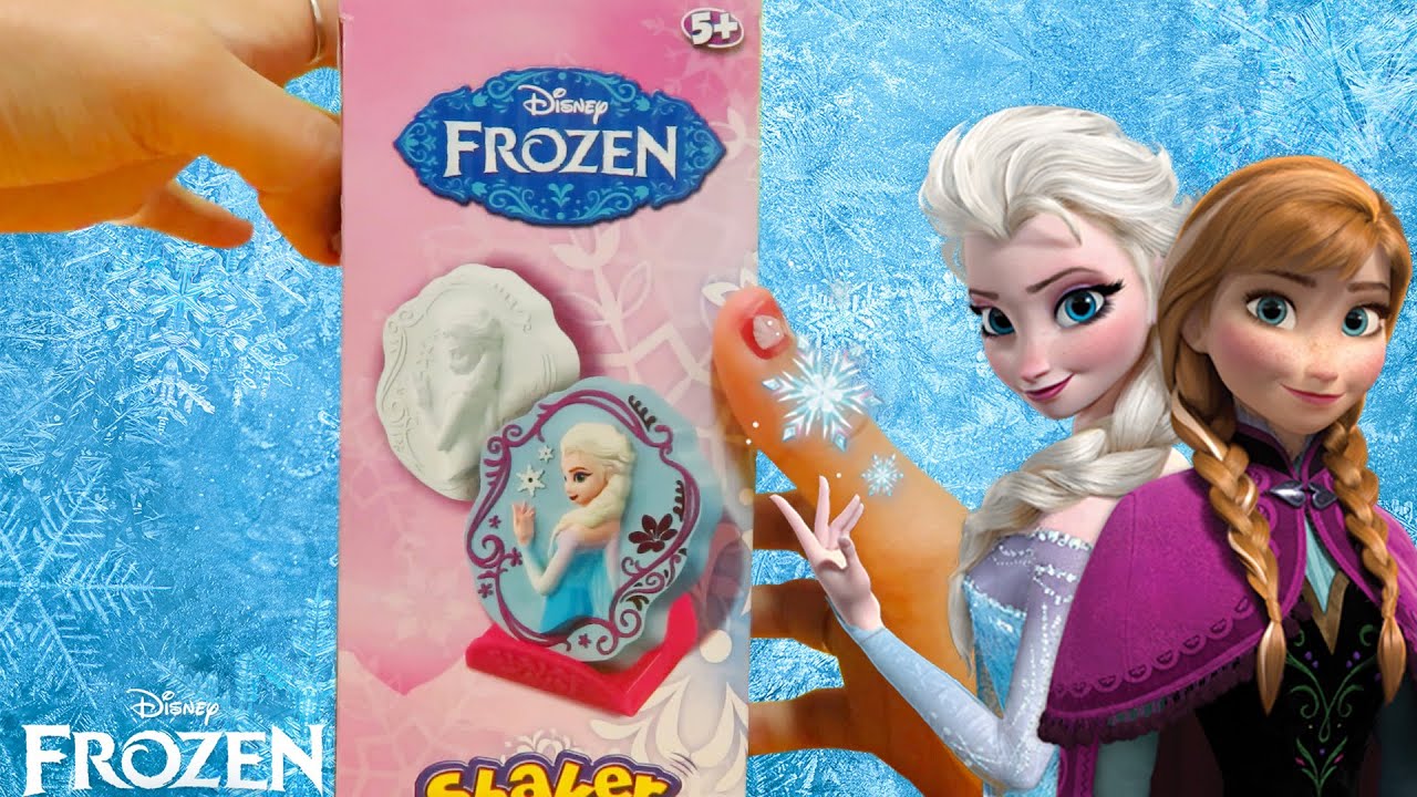 Shaker Maker Frozen Elsa and Anna Sculpture Kit Review - YouTube