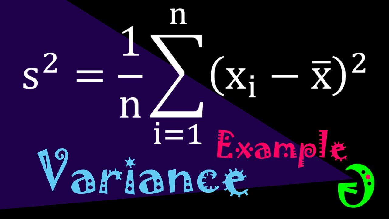Variance ) Example ) Statistics ) Math - YouTube