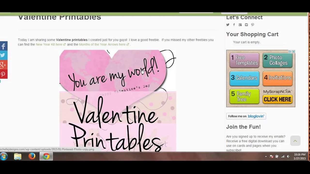 How to Download a Free Printable - YouTube