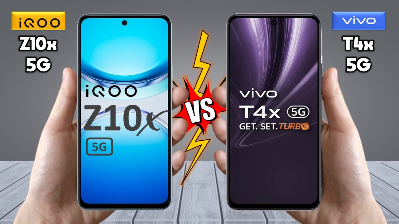 iQOO Z10x Vs vivo T4x - Full Comparison 🔥 Which is BEST for You? - YouTube