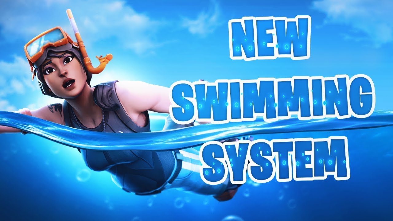 FORTNITE - NEW SWIMMING, FISHING AND HIDING SYSTEM!!! - YouTube