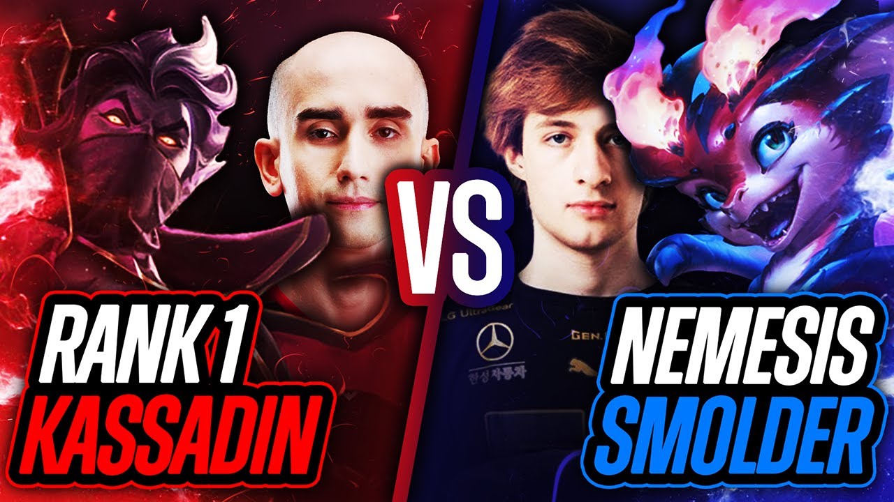 RANK 1 KASSADIN VS LoL NEMESIS SMOLDER *NEW BUILD REVEALED?* - YouTube