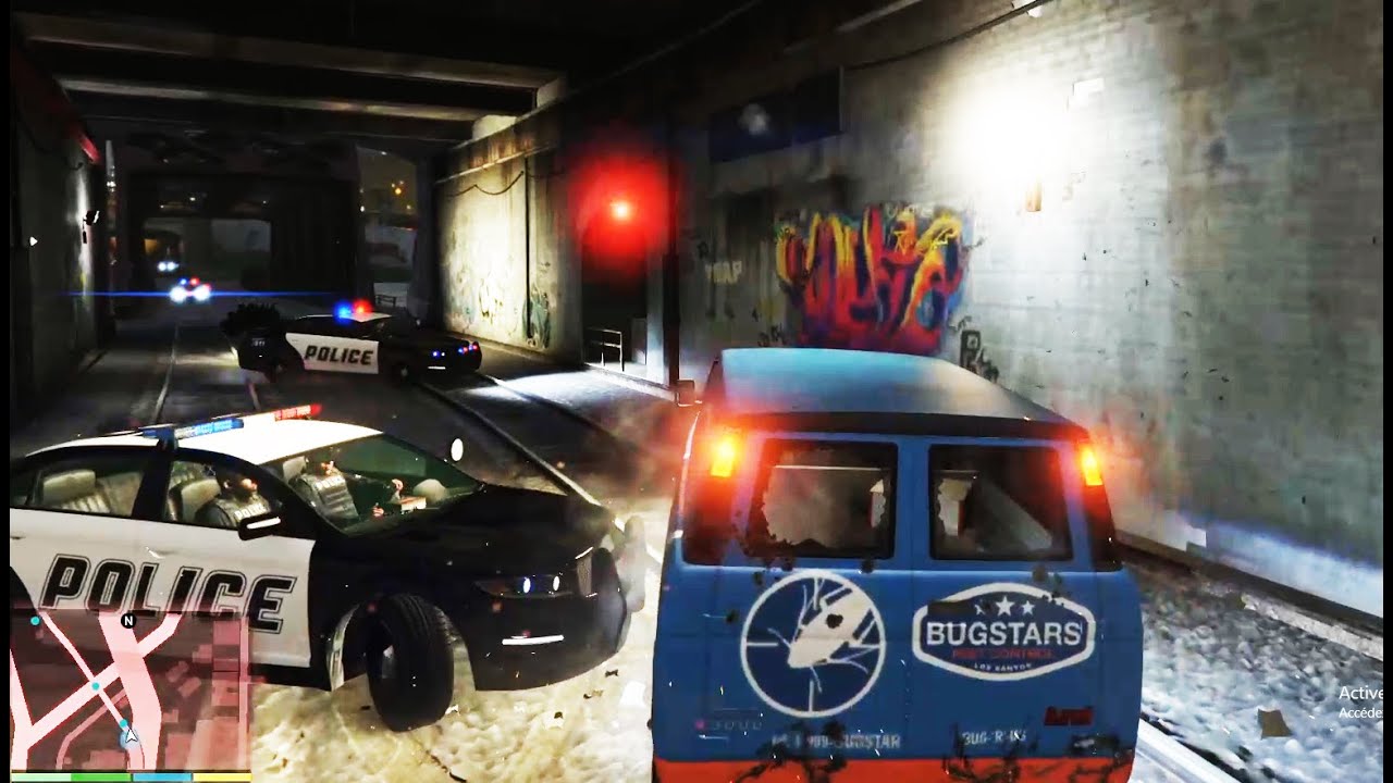 GTA V - Michael Steals The Pest Control Van (Bugstars) - YouTube