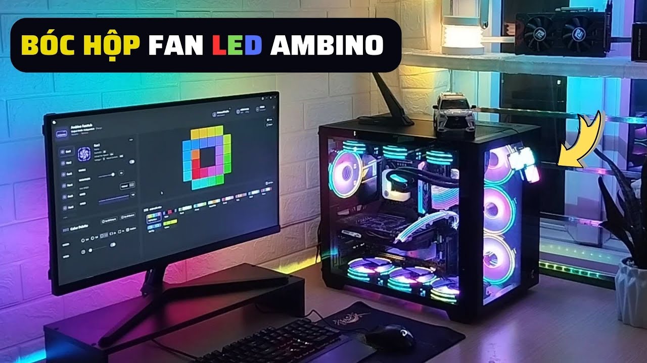 Bóc Hộp Siêu Phẩm Case Fan Ambino AFD Dual-Ring Cực Rực Rỡ - YouTube