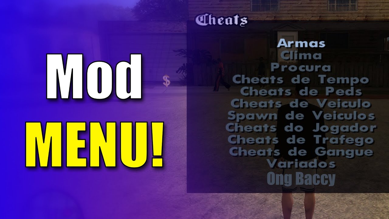 MOD MENU, GTA MOD, como instalar? (Mod CLEO) - YouTube