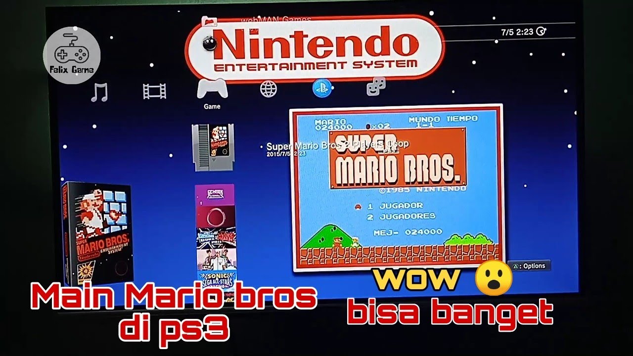 Super Mario Bros Ps3 hen - YouTube