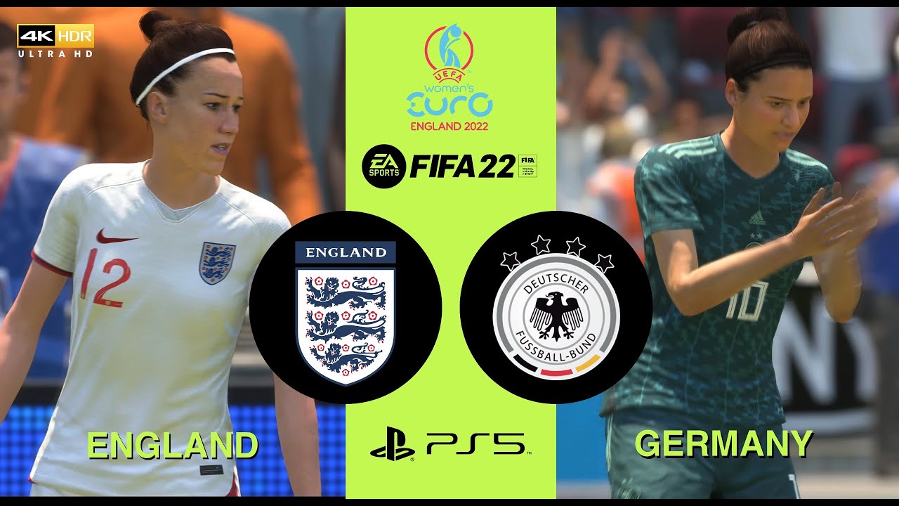 FIFA 22 | PS5 | England vs Germany UEFA Women's European Championship ...
