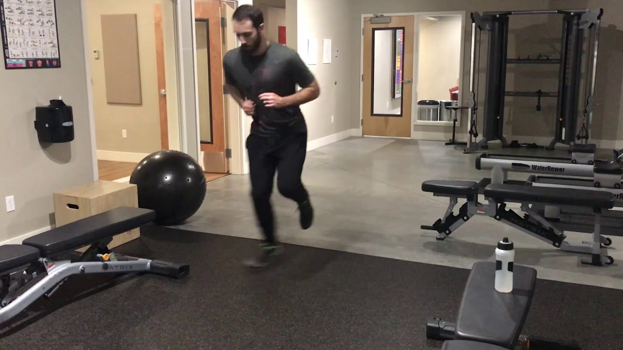 One Leg Side to Side Hops - YouTube