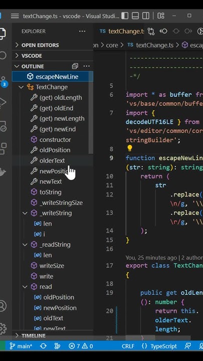 Navigate your code more quickly with the outline view! - YouTube
