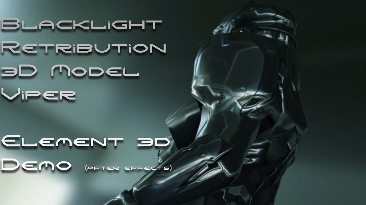 Blacklight Retribution Element 3D Viper model (Showcase/demo) - YouTube