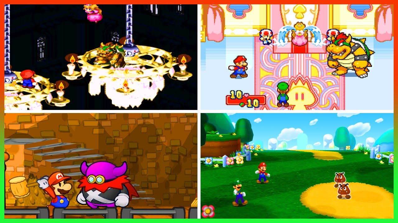 Evolution of Combat in Mario RPG Games (1996-2023) - YouTube