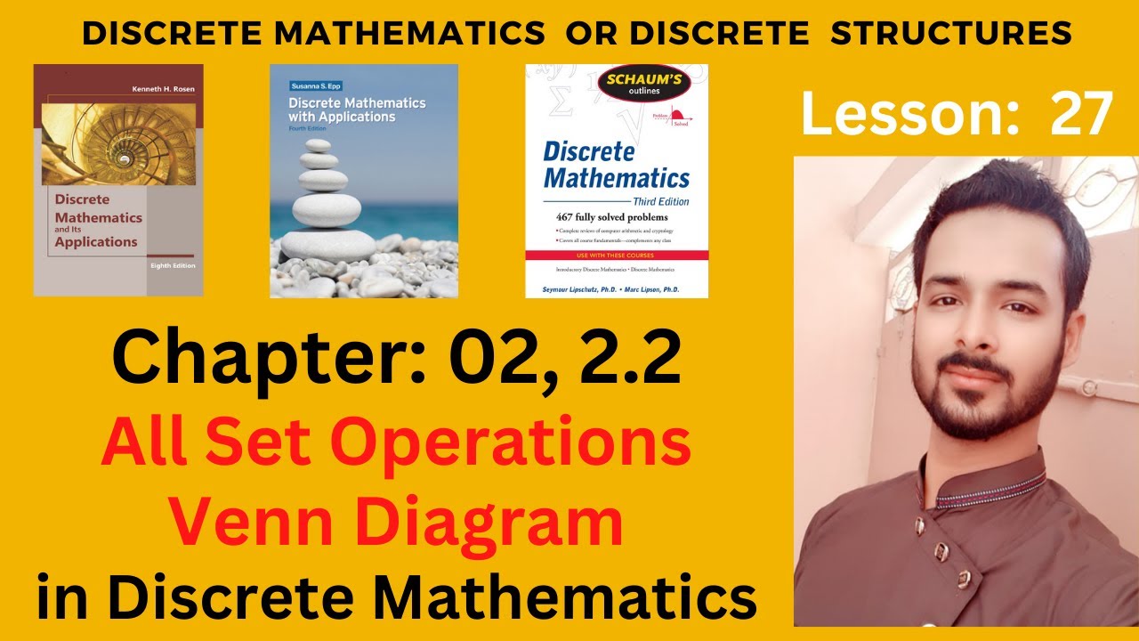 Lesson 27: All Set Operations and Venn Diagram in Discrete Mathematics ...