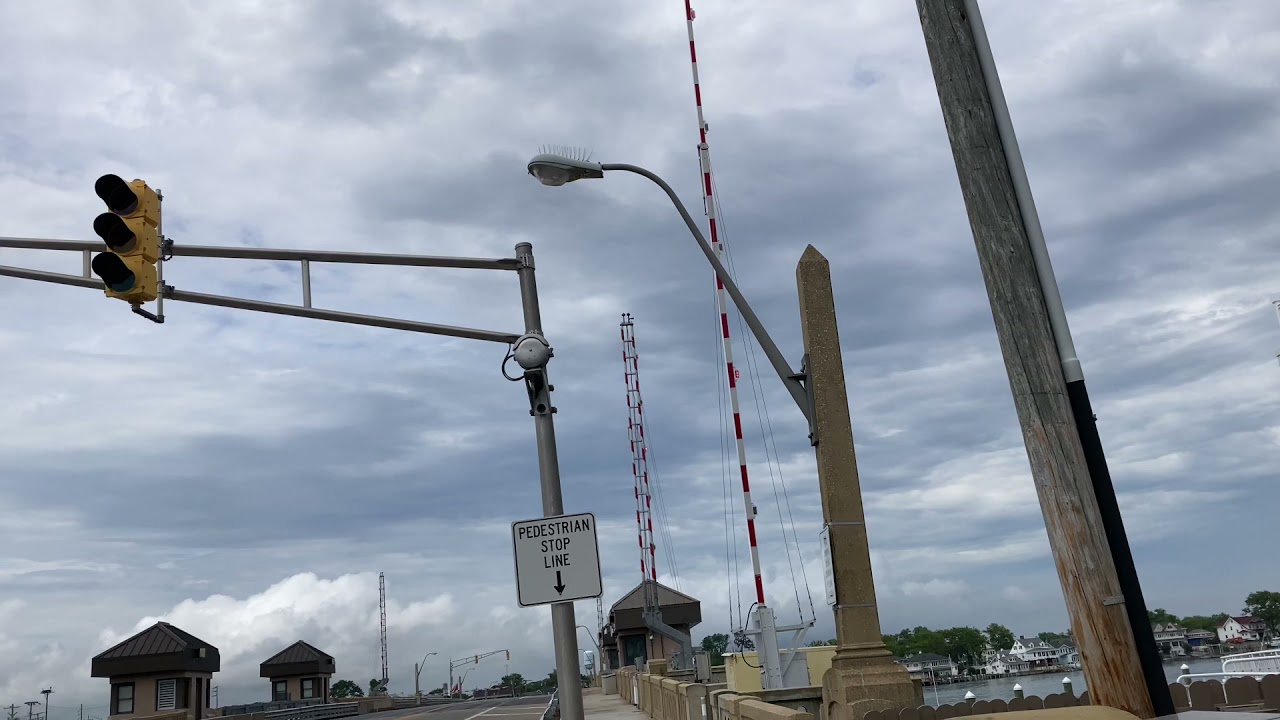 Route 71 Bridge over the Shark River - YouTube