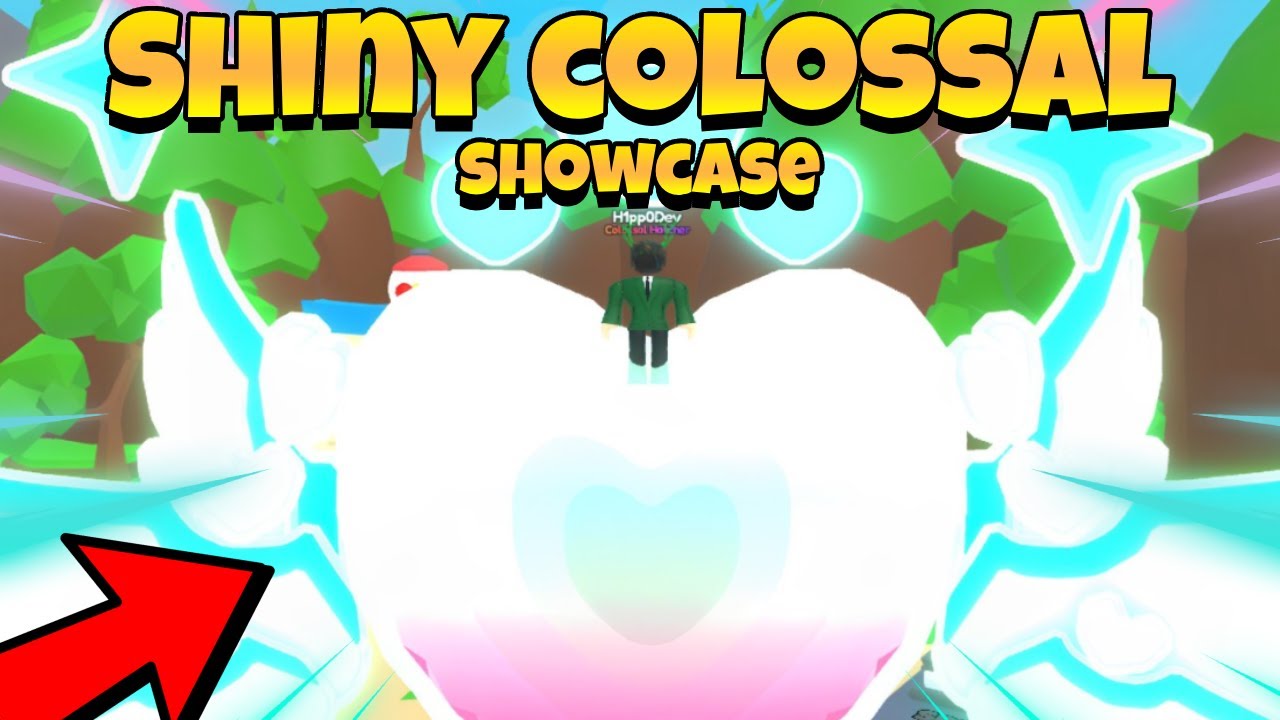 I HATCHED A SHINY COLOSSAL AND ITS INSANE! | ROBLOX BUBBLE GUM EMPERORS ...