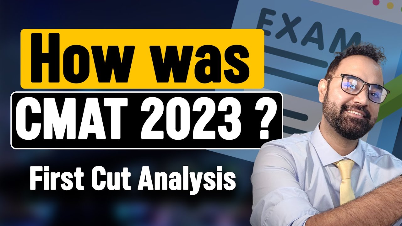 CMAT 2023 Slot 1 Analysis | First CUT - YouTube