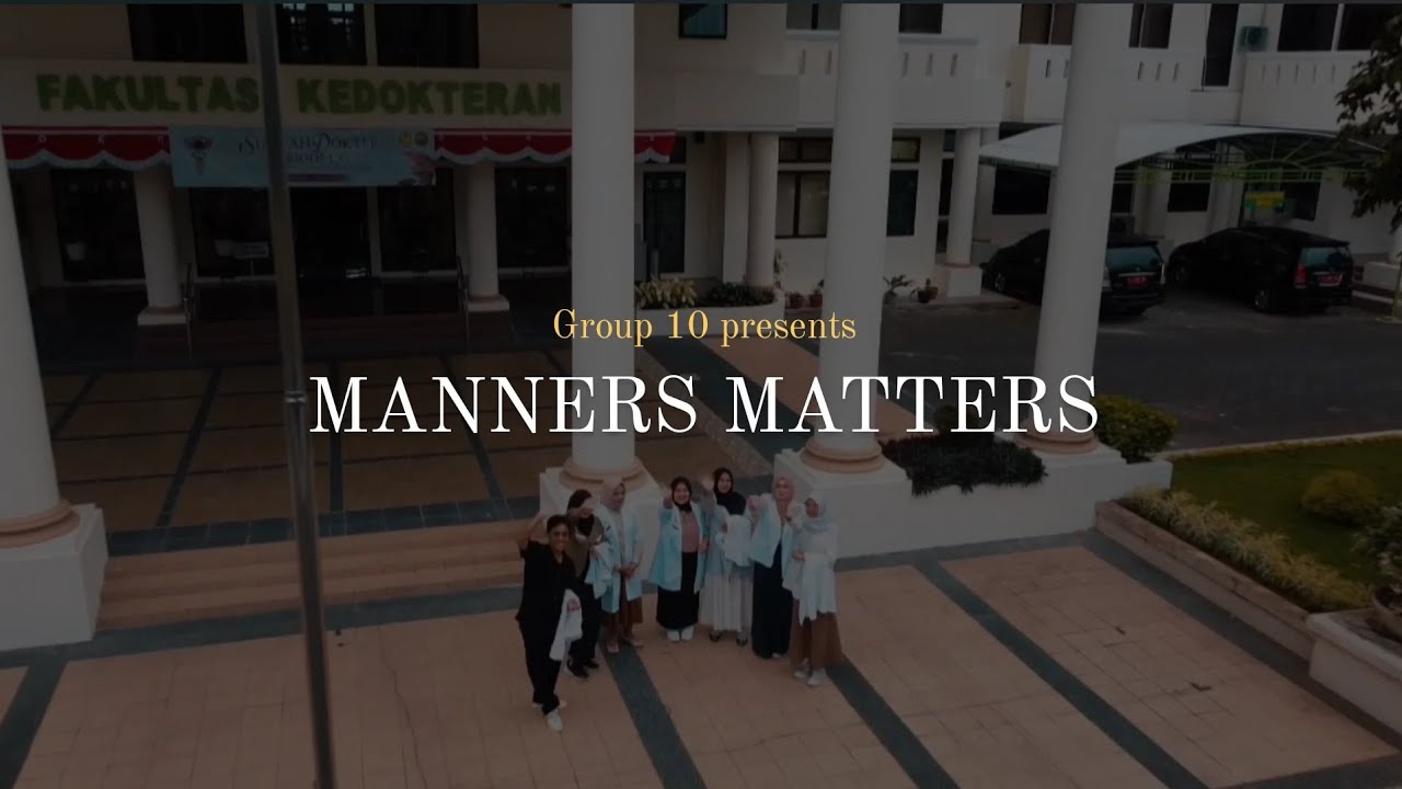 MANNERS MATTERS (2023) - YouTube