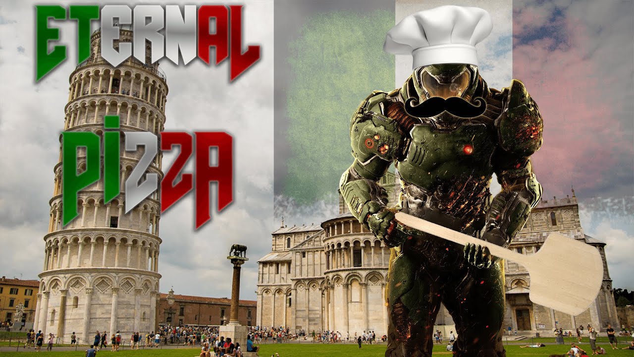 Doom Eternal Pizza Meme Synched to Italian Pizza Music - YouTube