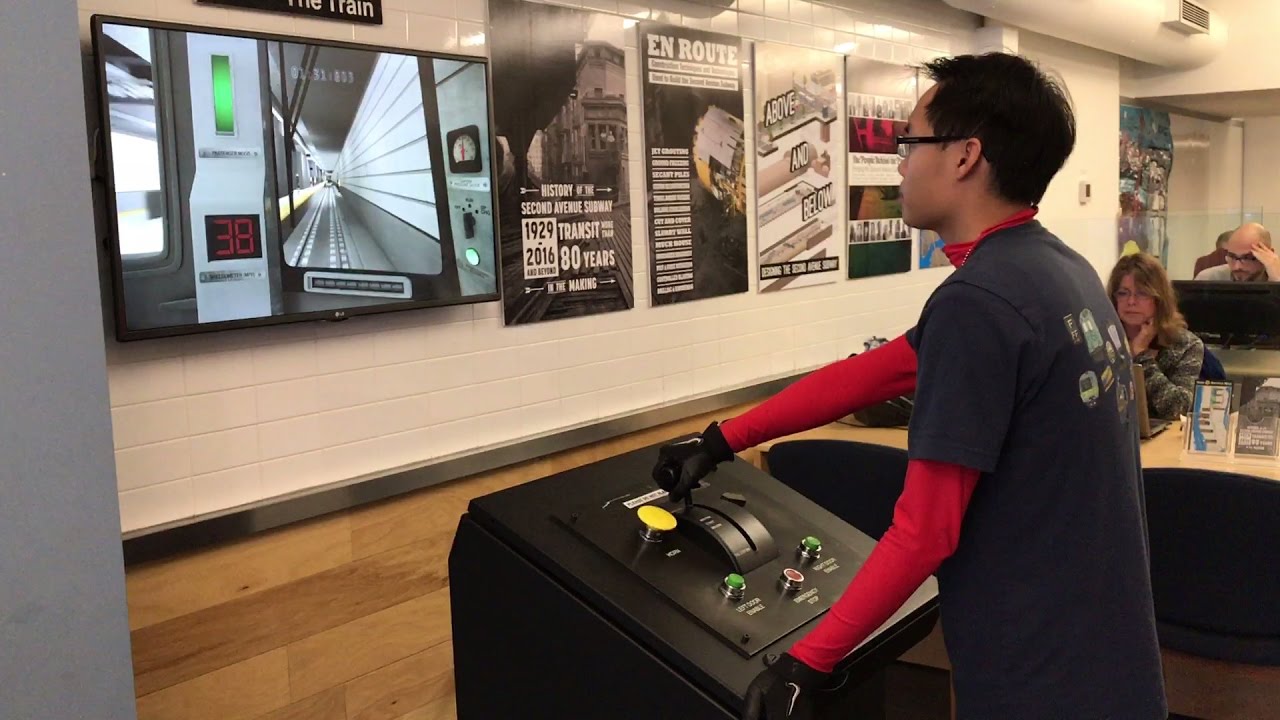 Fan Railer Operates Updated Second Avenue Subway Simulator & Makes ...