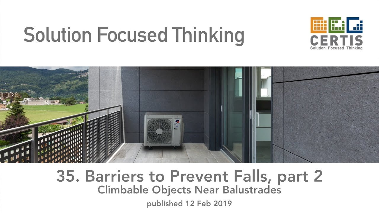 35 Climbable Objects Near Balustrades - YouTube
