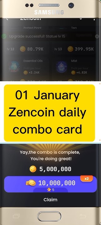 Zencoin today combo card | Zencoin daily combo card | today zencoin daily combo card | today ...