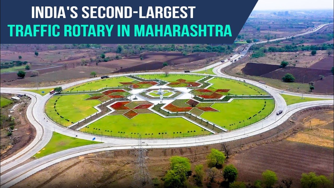 India's second-largest traffic rotary in Maharashtra - YouTube