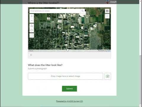 Creating a Survey123, an ArcGIS Map, and an ArcGIS Dashboard - 1x speed with narration - YouTube