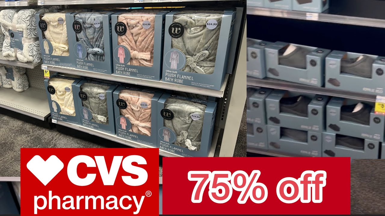 CVS Robes 75% Off Starting Today - YouTube