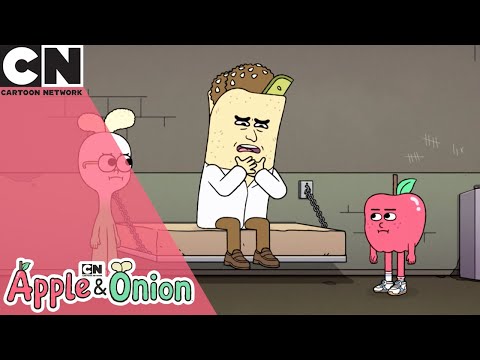 Apple and Onion | Falafel goes to jail | Cartoon Network UK 🇬🇧