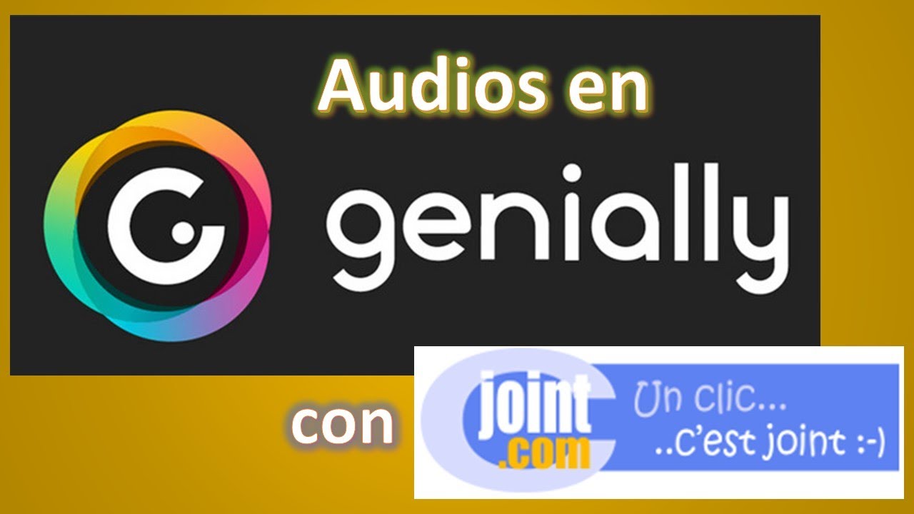 Video tutorial audios genially CJOINT - YouTube