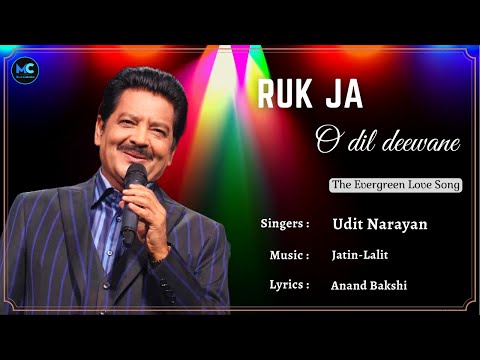 Ruk Ja O Dil Deewane (Lyrics) - Udit Narayan | DDLJ | Shah Rukh Khan | 90's Hits Love Romantic Songs