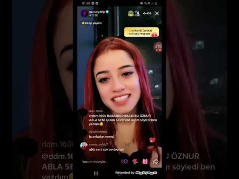 ÖZNUR GARİP CANLI YAYIN TİKTOK