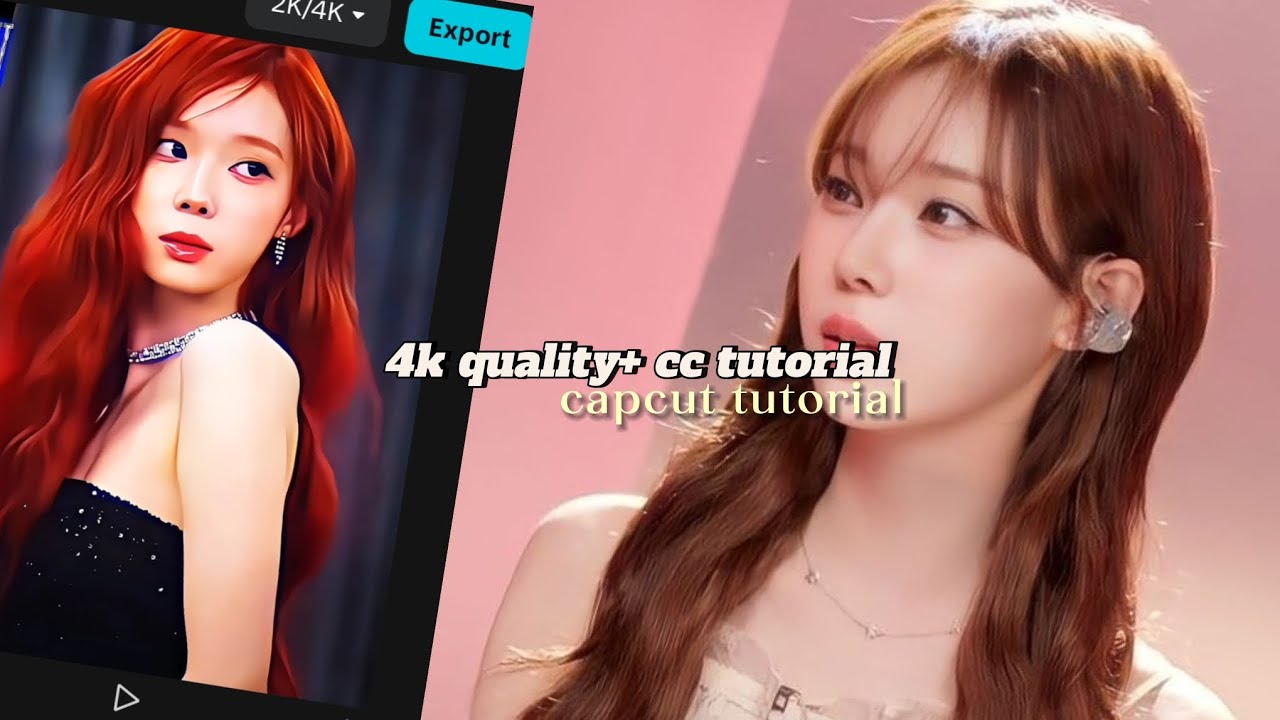 4k quality+CC tutorial/capcut tutorial/my own personal cc tuto - YouTube