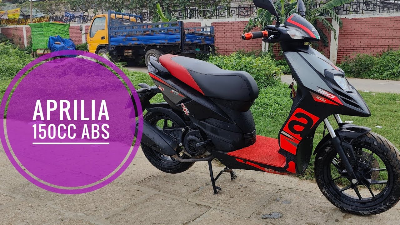 aprilia sr 150cc abs - YouTube